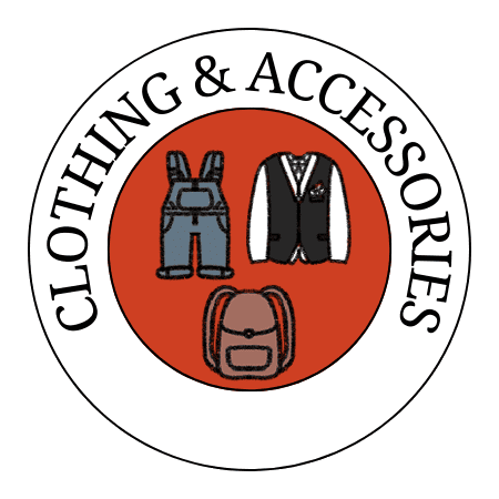 Clothing & Accessories Planner Stickers – Kneebble