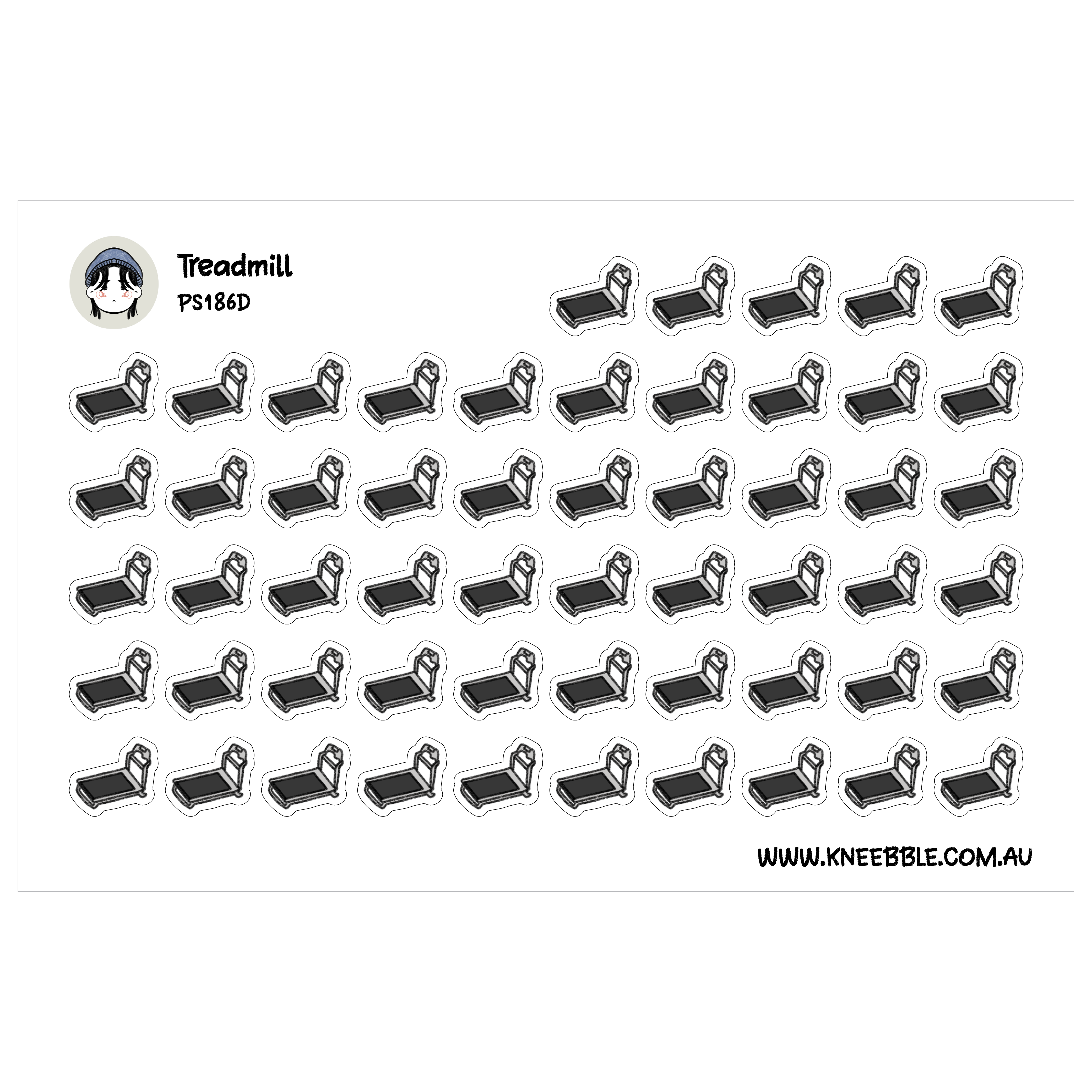 Treadmill Planner Stickers – Workout Planner Stickers for Fitness ...