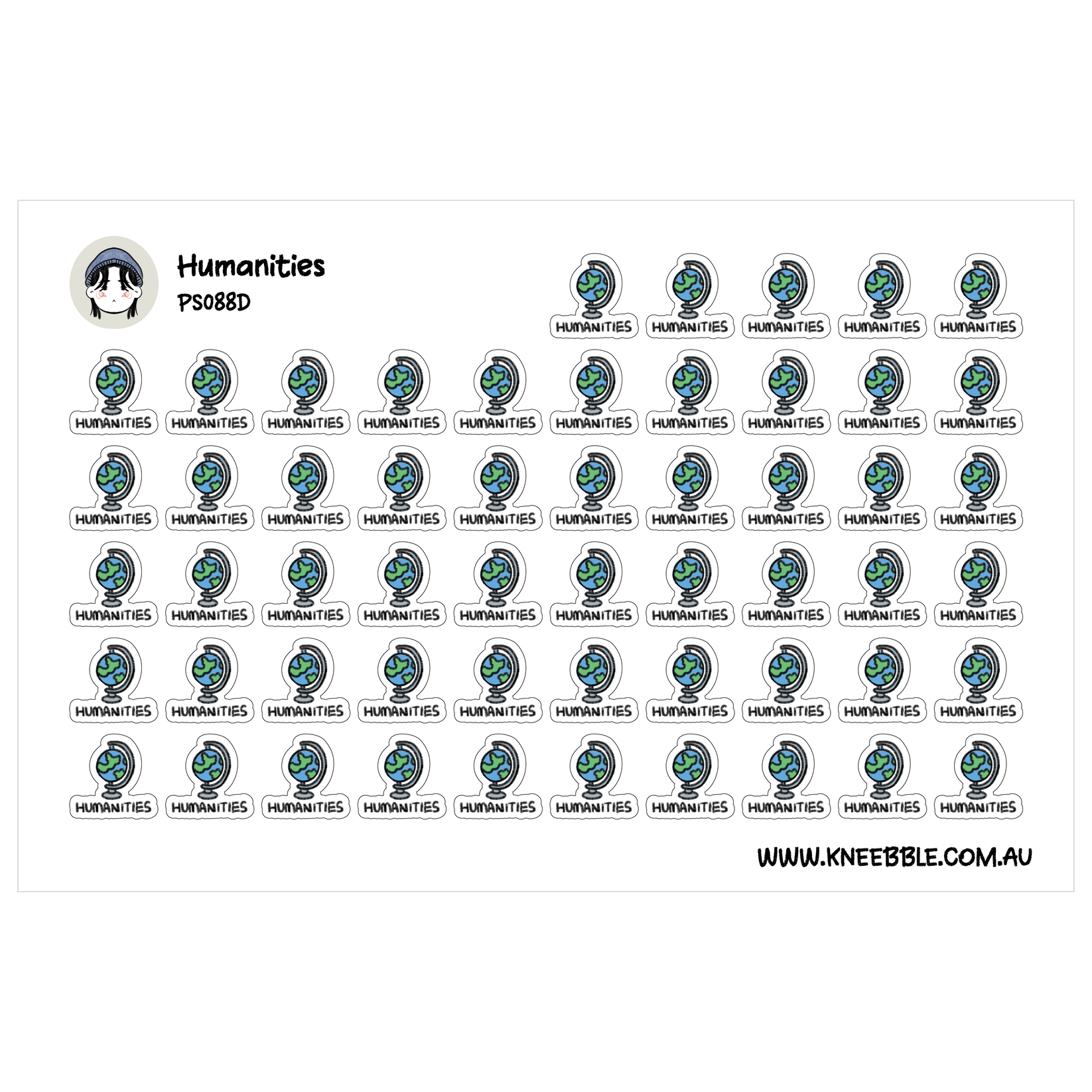 Humanities Planner Stickers - Decorative Study Planner Accessories for ...