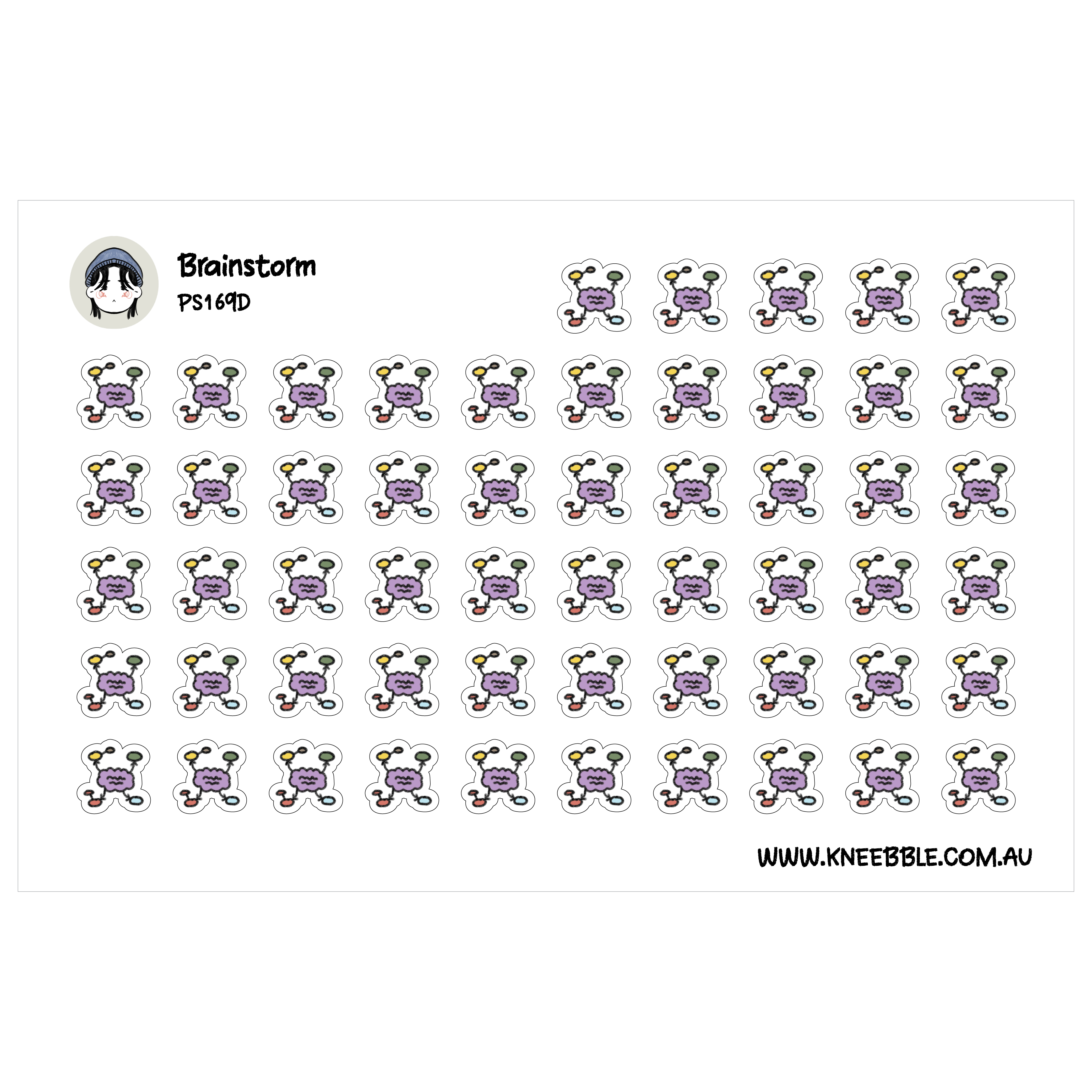 Mind Mapping Stickers – Brainstorm Planner Stickers for Creative Idea ...