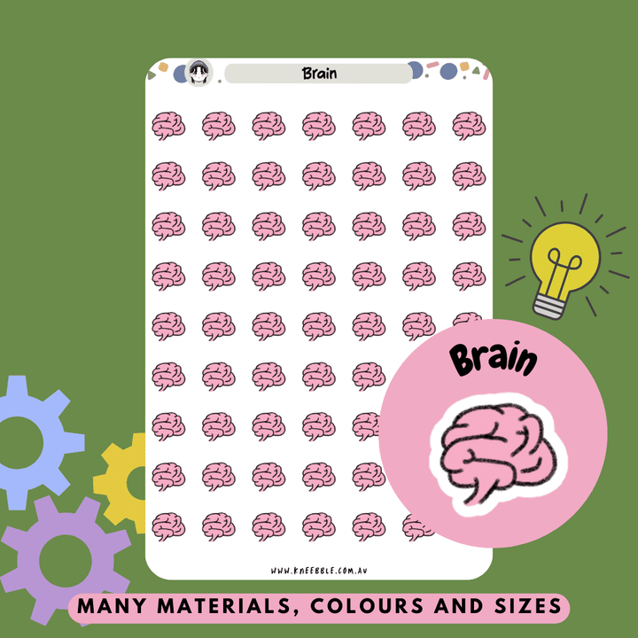 Kneebble: Handmade Mini Planner Stickers