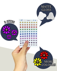 Kneebble: Handmade Mini Planner Stickers
